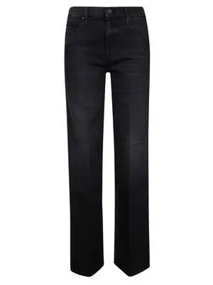 MOTHER Wide-leg Jeans - Nero
