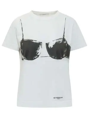 Givenchy GIVENCHY Printed Cotton T-Shirt White/black
