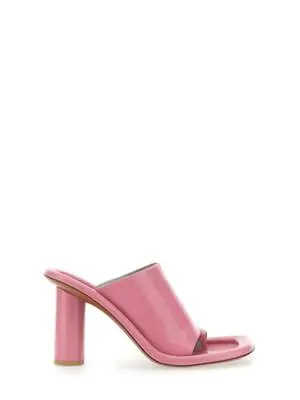 AMBUSH Leather Block Heel Sandals - Pink