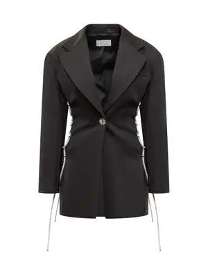 Giuseppe Di Morabito Rhinestone Embellished Blazer - Black