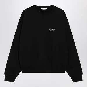 Givenchy Sweatshirt In Fleece With Stamp Print - Black