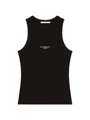 Givenchy Elegant Logo Top With Crew Neck For - Nero