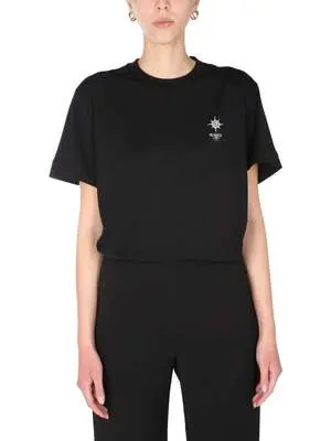 Givenchy Crew Neck T-shirt With Printed Front Artwork