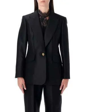 Zimmermann Single-button Notched Blazer - Black