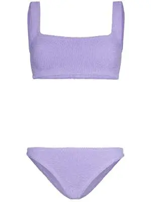 HUNZA Mini Square Neck Stretch Brief - Purple