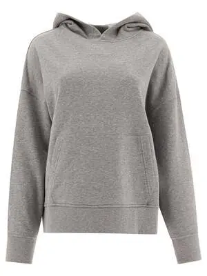 Pinko Hooded Sweatshirt With Logo Detail - Grey