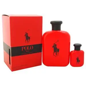 Ralph Lauren Red Eau De Toilette Duo: 4.2 Oz & Mini Travel Edition - Default