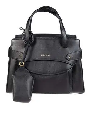 HIDESINS Mini Vintage-inspired Crossbody Bag With Side Buckle - Nero