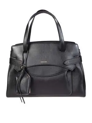 HIDESINS Mini Lullaby Shoulder Bag With Side Buckle - Nero