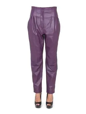 Alberta Ferretti Tassel Pants - Purple