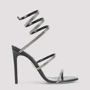 RENE` CAOVILLA 105mm Cleo Sandals - Black
