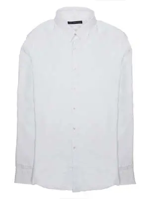 LOW BRAND Cotton Button-up Dress Shirt - White
