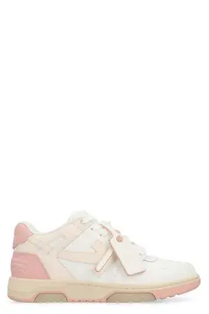Off-White Out Of Office" Leather And Polyester Sneakers - White