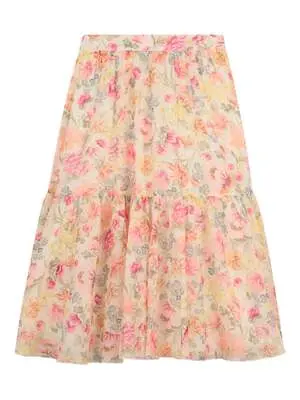 CHLOÉ Chloé Mini Skirt With Ruffled Tiers And Ethnic Waist
