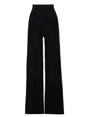 Rick Owens High-waisted Wide-leg Trousers - Black