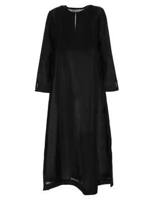 Tory Burch Tory Burch Linen Silk Caftan Black