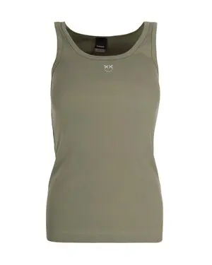 Pinko Chic Mini T-shirt - Verde.. Vertiver