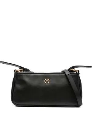 Pinko Rectangle Leather Shoulder Bag