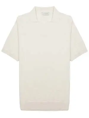 LUIGI GENTILE Classic Polo Shirt - Ivory