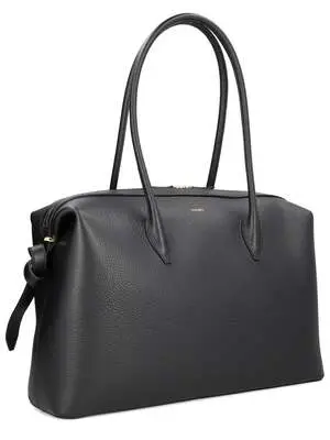 Yuzefi Large Brioche Duffle Pebble Grained Leather