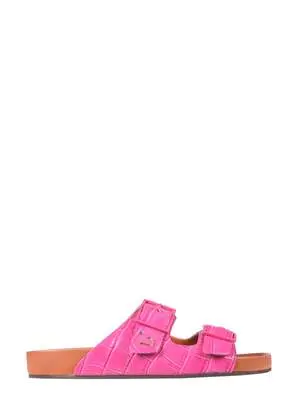 L' AUTRE CHOSE Coconut Print Leather Sandals