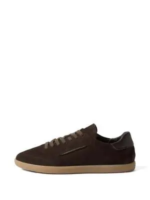 Zegna Tone-on-tone Suede Sneakers For - Brown