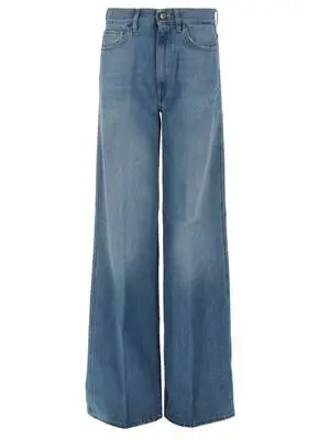 PT TORINO Wide-leg High-waist Jeans - Denim