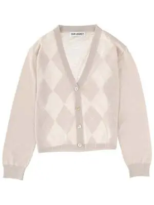 Our Legacy Argyle Wool Cardigan - Multicolour