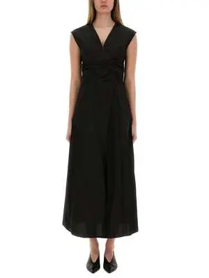 ALYSI Long Poplin Dress