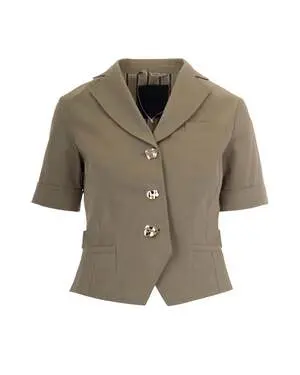 Liu Jo Short Sleeve Blazer - Green Peppermint