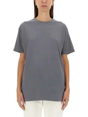 VIVIENNE WESTWOOD Logo T-shirt - Grey