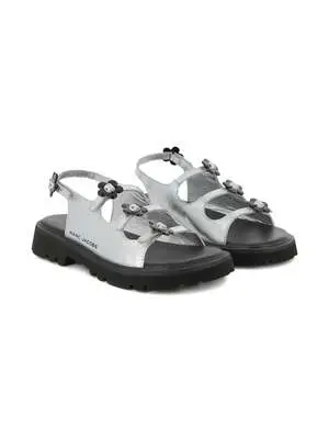 Marc Jacobs Floral Accent Adjustable Closure Sandals