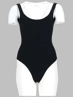MC2 SAINT BARTH Mini Chic One-piece Swimwear - Black