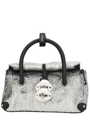 ZANELLATO Small Postina Tote Bag - Silver
