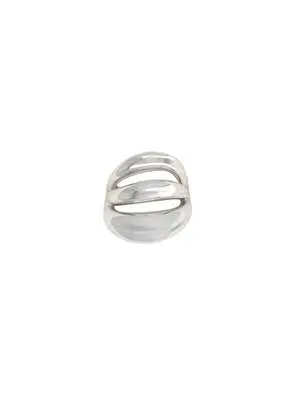 PANCONESI Abstract Sculptural Ring - Silver