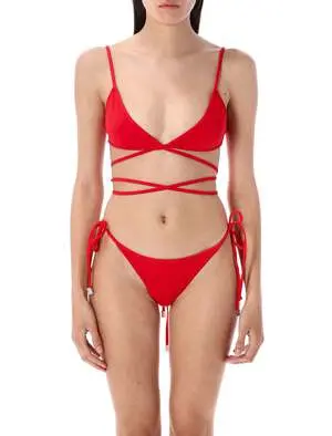 Attico Wrap Detail Bikini