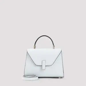 VALEXTRA Mini Leather Handbag 19.5cm X 14cm X 9.5cm - Blue