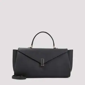 VALEXTRA Mini Editor Handbag 32cm X 14cm X 15cm - Black