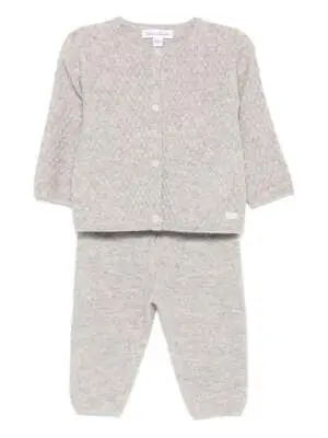 TARTINE ET CHOCOLAT Baby Knit Set - Grey