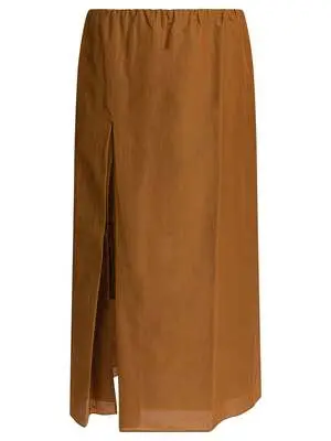 LOULOU DE SAISON LOULOU DE SAISON Long Gathered Skirt