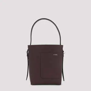 VALEXTRA Soft Bucket Mini Bag - Red