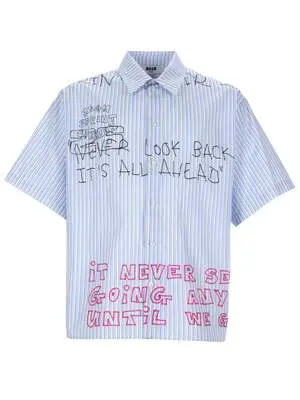 MSGM Cotton Graphic Shirt