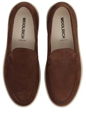 Woolrich Suede Slip-on Loafers - Brown