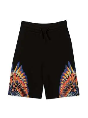 MARCELO BURLON COUNTY OF MILAN Mini Wings" Sweatshorts