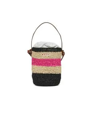 Marni Tea Bag Shoulder Bag With Logo