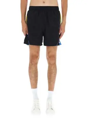 Casablanca Football Windbreaker Shorts - Black