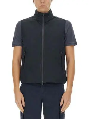 Woolrich Zip-up Vest - Blue