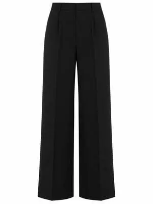 PT TORINO Wide Leg Trousers - Black
