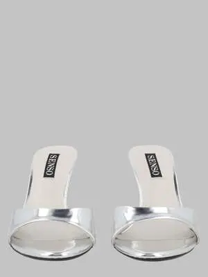 Senso Elegant Leather Heels For - Silver