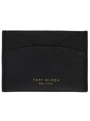 Tory Burch Elegant Leather Mini Wallet For - Black